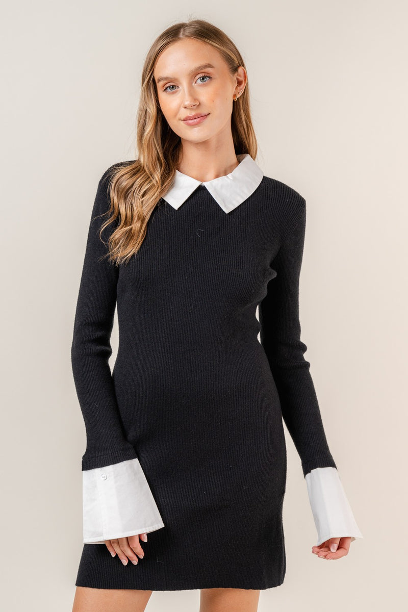 PREPPY Mini Dress – Black Sun Storecr