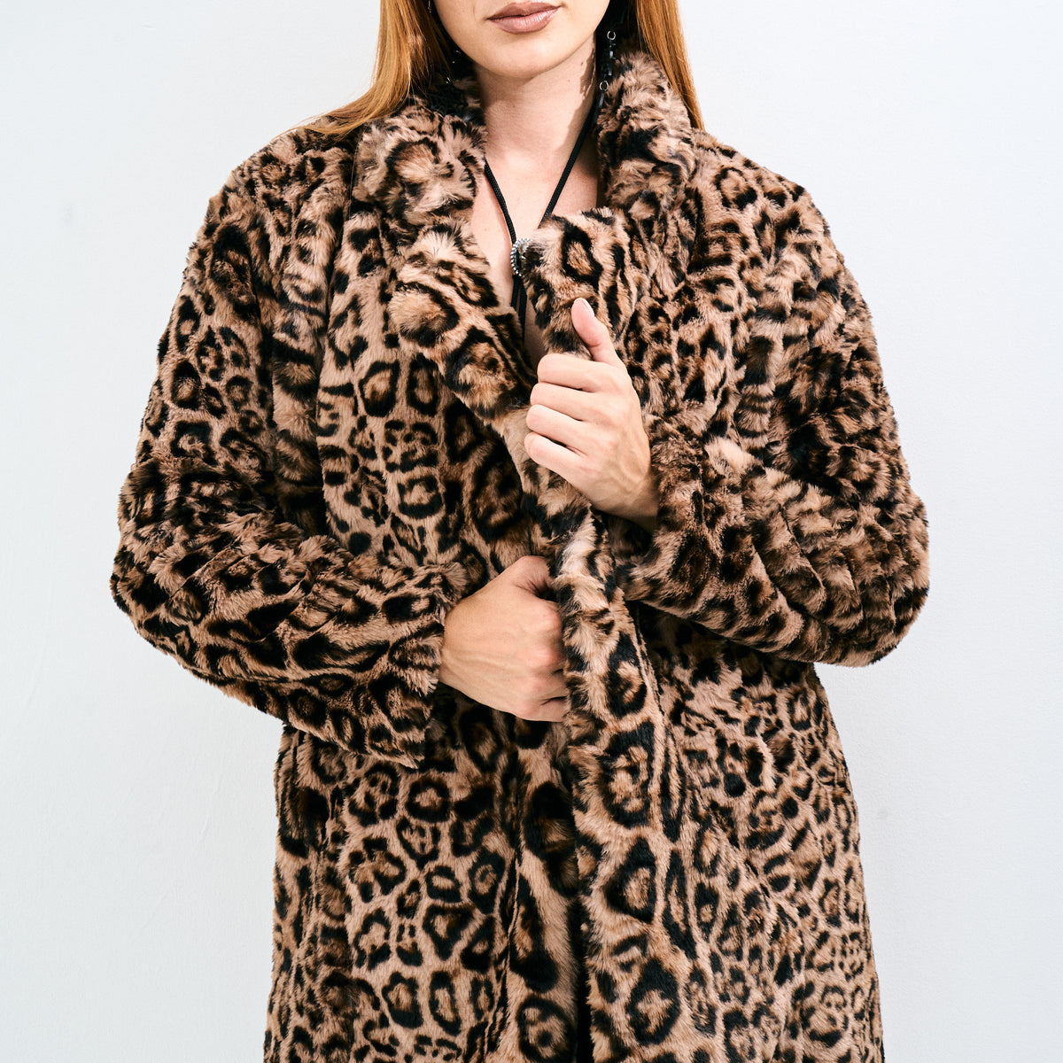 Leopard Puffy Cardigan – Black Sun Storecr